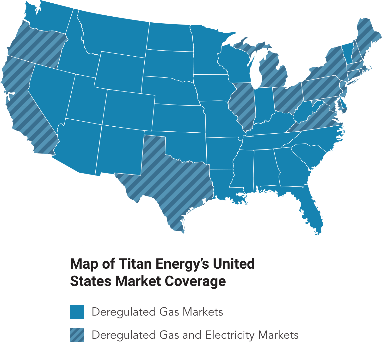 Areas Served | Deregulated Energy Market | Titan Energy